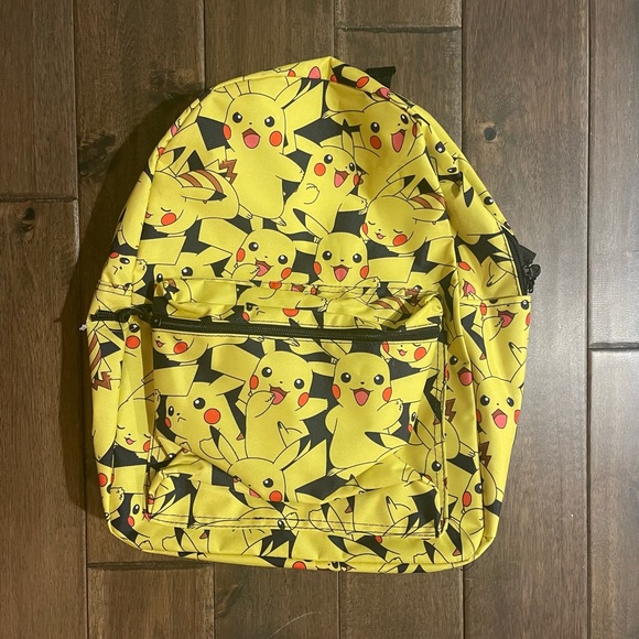Pokemon | Accessories | Pokemon Pikachu Yellow Backpack | Poshmark